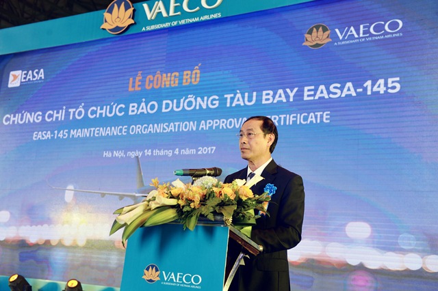 VAECO nhận chứng chỉ EASA-145 | Airimex